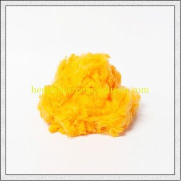 Quality Recycled PSF Polyester Yarn Raw Material 76mm Good Crimp Shaping for sale