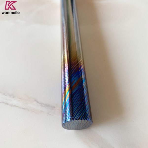 Quality Timascus Mokuti Titanium Damascus Rod Timascus Rod 30mm Diameter for sale