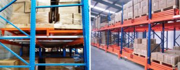 Push Back Pallet Rack High Density Warehouse Storag Rack