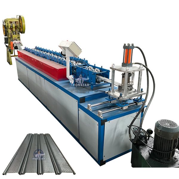 Quality PLC Control Punching Hole Shutter Door Roll Forming Machine Customized Garage for sale