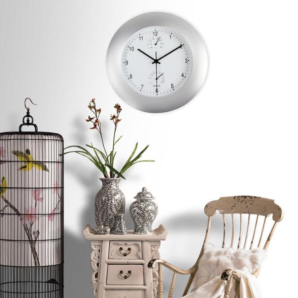 Quality Multifunctional Aluminium Frame Temp Humidity Monitor Large Dial Design for sale