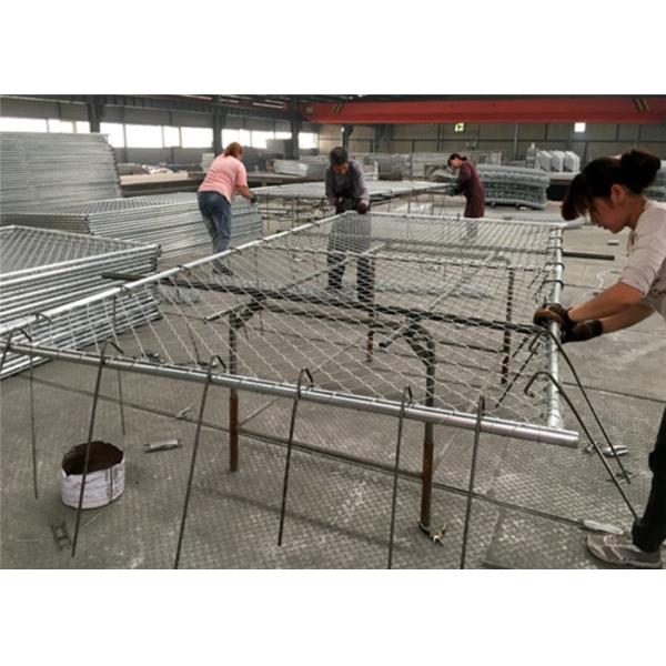 Quality 60x60mm Holes 3.0mm Wire Chain Link Mesh Fence Temporary For Australia Market for sale