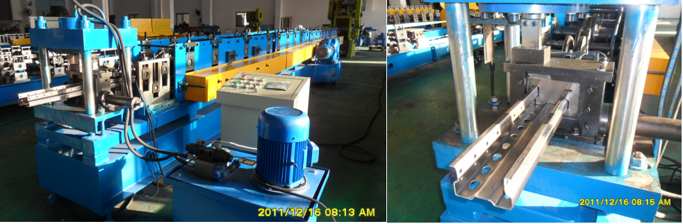 Upright rolling forming machine 