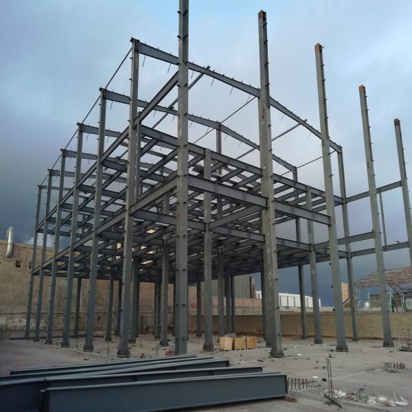 Quality Galvanized Steel Structure Hangar with Sandwich Panel Cladding for sale