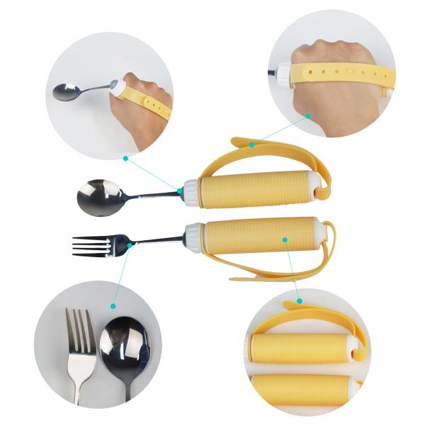 Quality Muscle Weakness Arthritis Adaptive Spoon And Fork Customized for sale