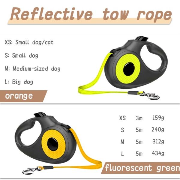 Quality Automatic Retractable Dog Leash Classic Style Non-slip Impact-resistant Fall for sale