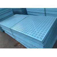 Quality Metal Perforated Building Site Construction Safety Screens 1mX1.8m for sale