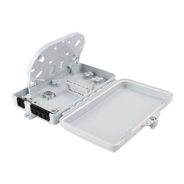 Quality 4Port Fiber Optic Terminal Box SC Simplex SM Cables White Waterproof IP-66 for sale