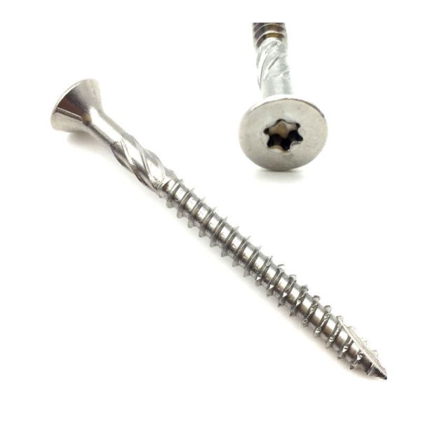 Quality OEM Steel Fasteners A2-70 A4-80 Deck Screws Different Types Of Stainless Steel 304 316 Decking Screws for sale