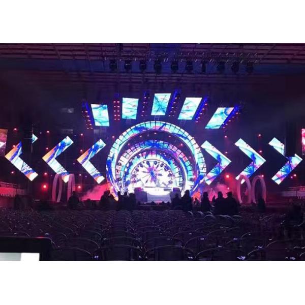 Quality P4.8 P3.9 P2.9 Stage Background LED Screen 500x1000mm Variable Cabinets for sale
