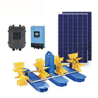 Quality 4000rpm Solar Powered Floating Fountain Aerator Energy Saving For Ponds Lakes for sale