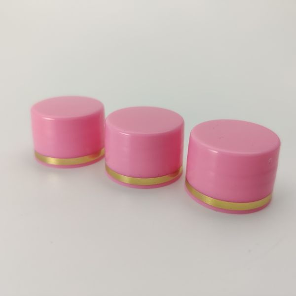 Quality Hot Stamping 20mm Bottle Cap , Screw Lock Plastic Bottle Tops for sale
