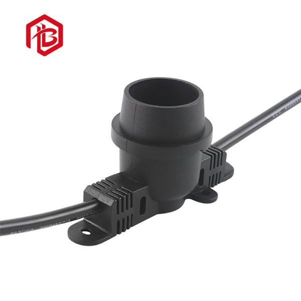 Quality 300VAC PVC Nylon 2 Pin Waterproof IP68 E27 Bulb Holder for sale