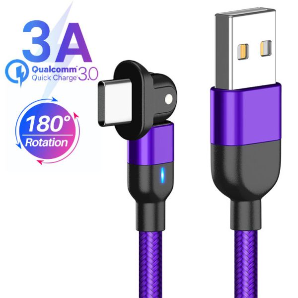Quality Data Transfer 2M Magnetic USB Charging Cable SGS 2 In 1 USB C Cable for sale