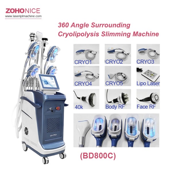 Quality 40K Cavitation RF Lipo Laser Cryo Slimming Machine for sale