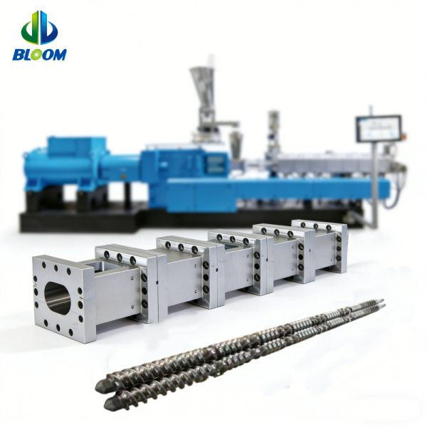 Quality High Strength Nickel Alloy Twin Screw Barrel with Wear Resistance for Plastic for sale
