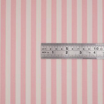 Smooth Striped Material Fabric Skin Friendly Breathable Combed Cotton Texture