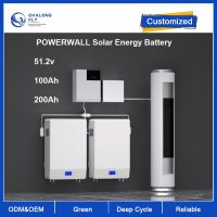 Quality 48V 100Ah 200Ah Home Energy Storage Battery 6000cycles 1C LiFePO4 Solar ESS for sale