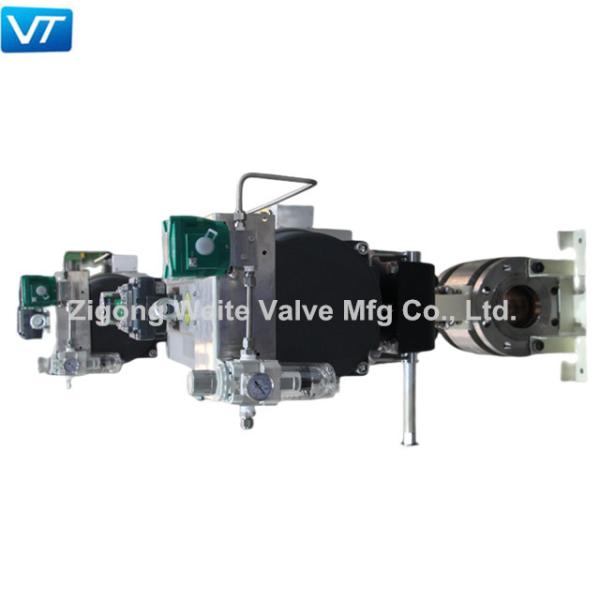 Quality OEM Stainless Steel Flanged Ball Valve With Pneumatic Actuator for sale