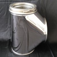 Quality Prefabricated Angled Chimney Pipe , Chimney Exhaust Pipe High Thermal Resistance for sale