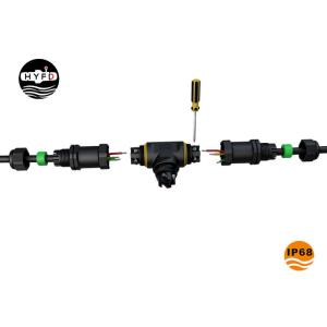 Quality IP68 3 Pole Contactor 16A 185*118mm Tee Wire Connectors for sale