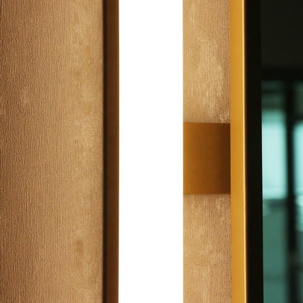 Quality 5mm Environmental Silver Mirror Round Shape Bathroom Wall Mounted LED Lighted for sale