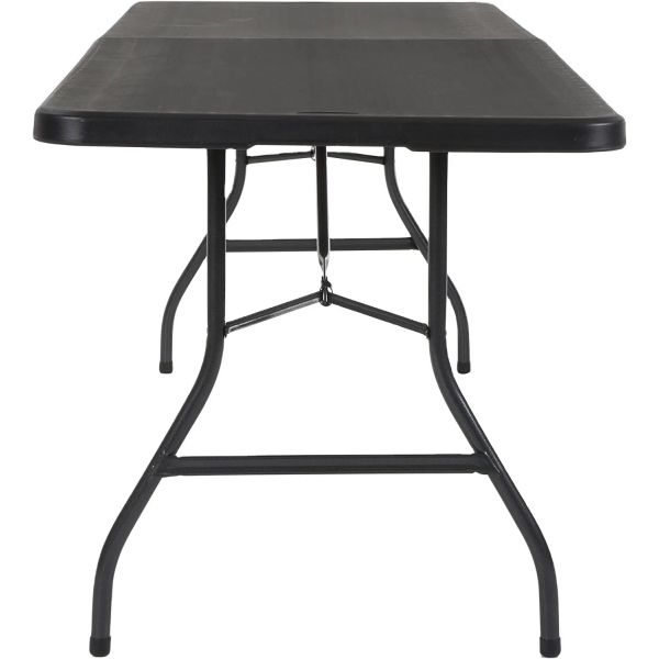 Quality Modern Style 6FT Black Folding Table for Outdoor Dining Lightweight and Easy to for sale