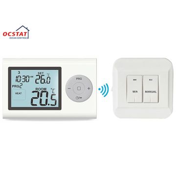Quality Heating Boiler Control Rf Room Thermostat For Gas Boiler , Simple Digital for sale