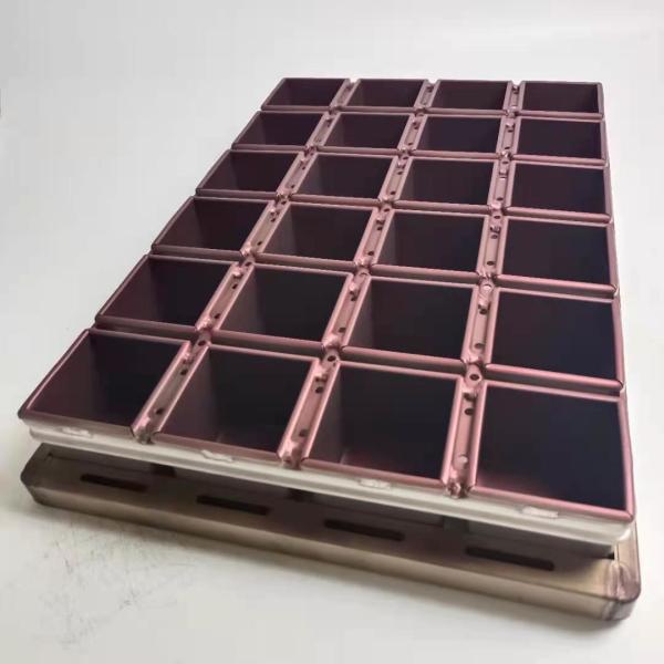 Quality Non Stick 24 Case Aluminum Multi Loaf Bread Pan Mould for sale