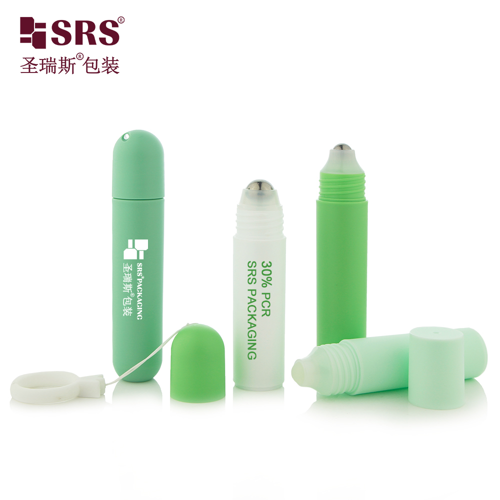 Quality RPPF RPPG 20ML 25ML PP Dome Cap PCR Roll On Bottle For Deodorant Serum Gel for sale