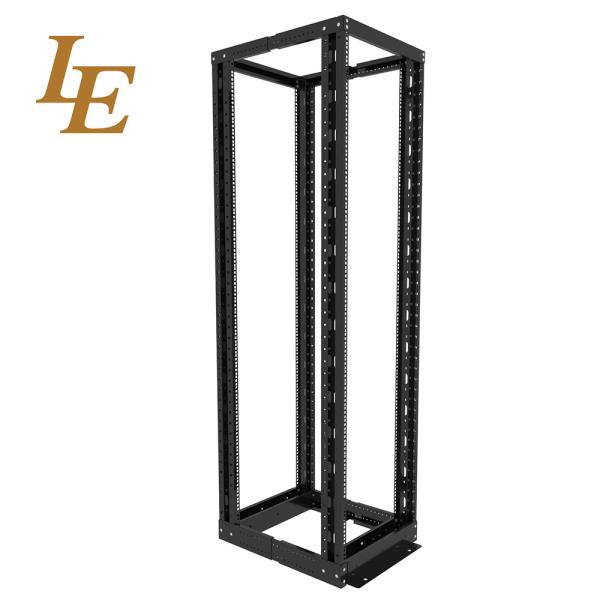 Quality Floor Standing 42u Open Frame Rack For Telecommunication for sale