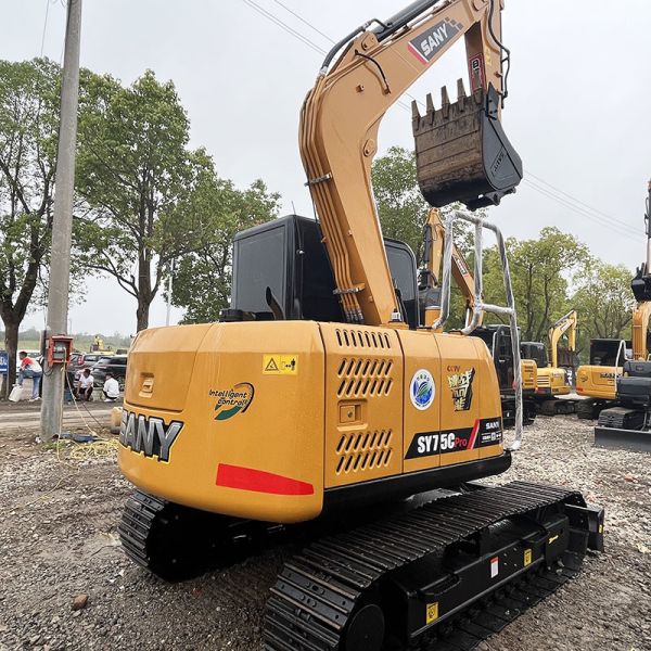 Quality SANY SY75 Used Hydraulic Excavator for sale