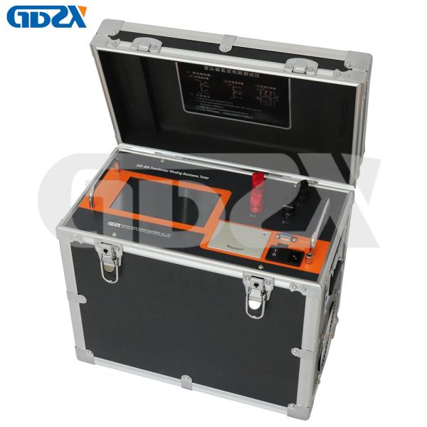 Quality ZXR-40A 40A Transformer Testing Equipment DC Winding Resistance Tester High for sale