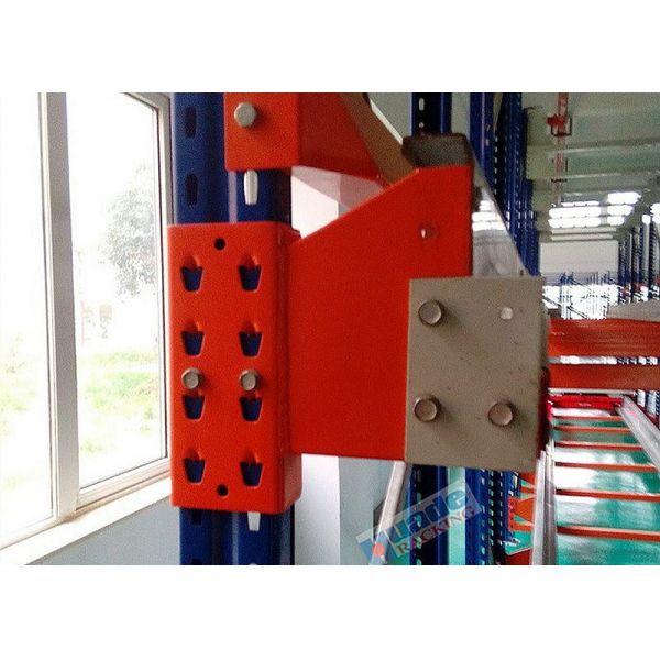 Quality Semi Automatic Heavy Duty Storage Racks 50 Pallets Deep Shuttle Storage System for sale