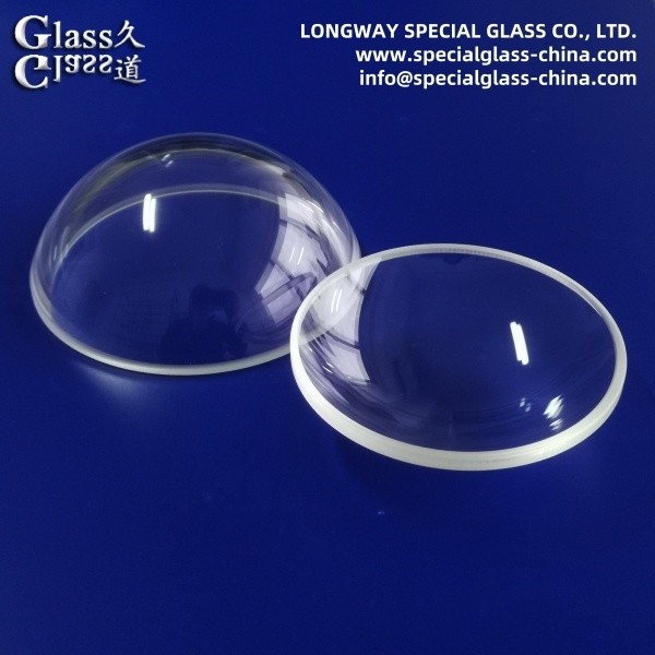 Quality Transparent Optical Dome Lens For Security Camera / Microscope / Telescope for sale