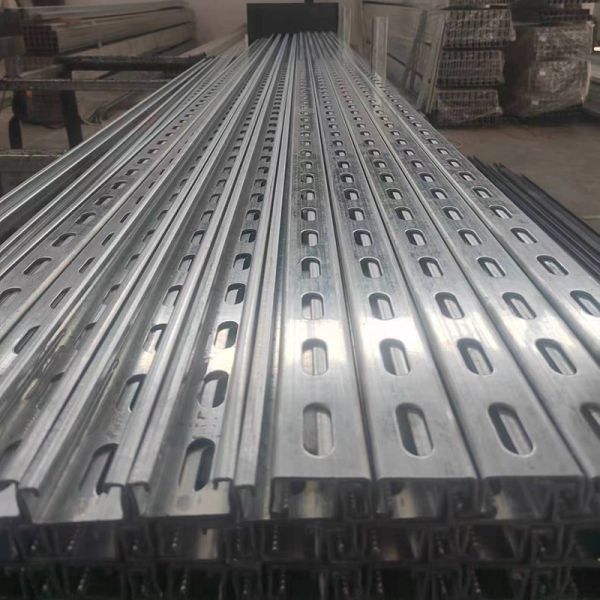 Quality Galvanised Hot Dipped Unistrut Steel Sections 20 Ft Q195-Q345 Weatherproof for sale