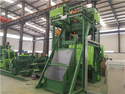 Quality 3T/H 5T/H Crawler Shot Blasting Machine Casting Parts Cleaning for sale