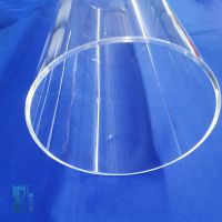 Quality Resistance High Temperature Customizable Size Quartz Glass Tube Fused Silica for sale