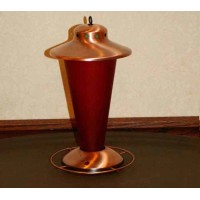 Quality Home Hanging Painted Decorative Metal Bird Feeders Rust Resistance for sale
