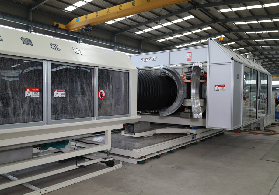 Quality 400-1200 mm Single Screw DWC Pipe Manufacturing Line for sale