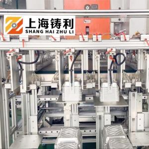Quality Automatic Silver Plate Aluminium Foil Container Machine 24kw 3 Phase for sale