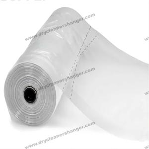 Quality Transparent Perforated Poly Tubing Roll for Laundromats Customized plastic bag for sale