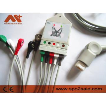 Quality Philips Compatible 5 lead ECG Trunk Cable - M1520A for sale