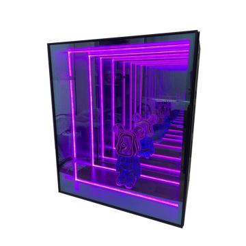 Quality DC12V/AC110-220V Voltage Infinity Mirror Abyss Display Cases for Your Store for sale