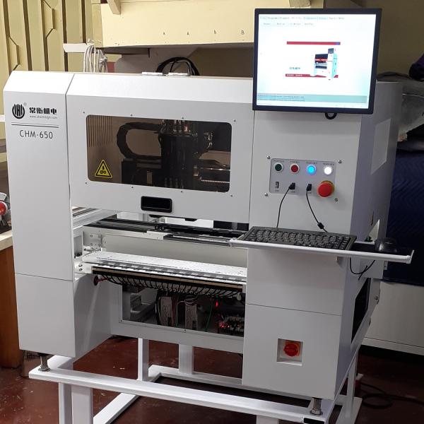 Quality Table Top CHM-650 High Precision 4 Heads SMT PCB Component Mounting Machine for sale