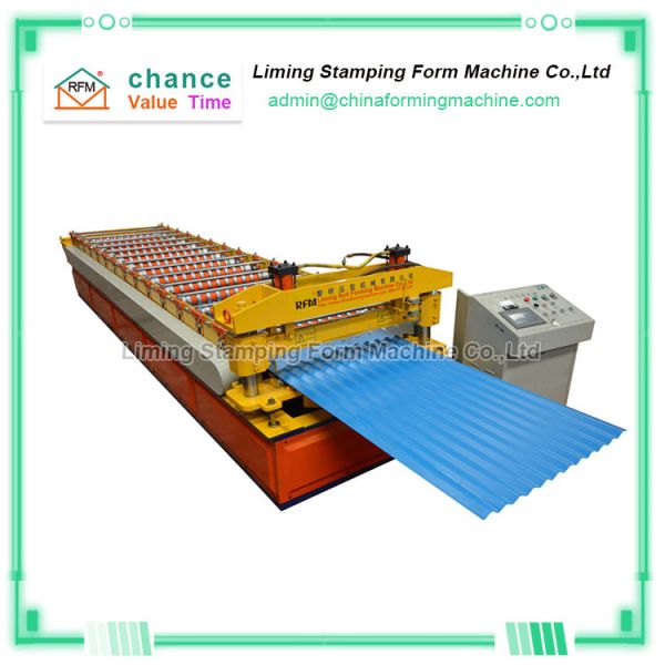 Quality 836mm Corrugated Tile Roofing Sheet roll forming  Machine for sale