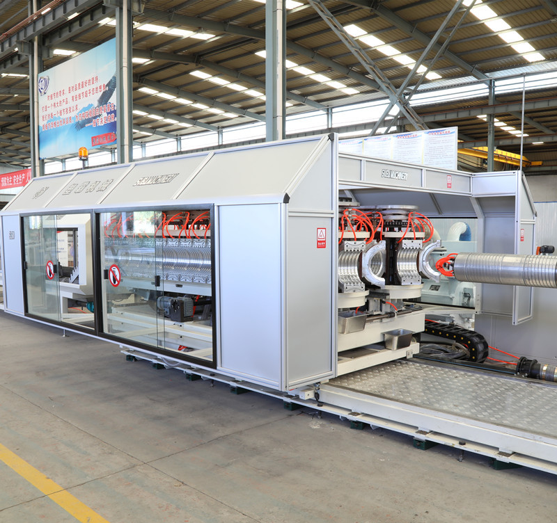 Quality Fully Automatic Corrugated Tube Machine Plastic PE HDPE Pipe Extrusion Machine for sale
