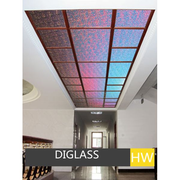 Quality Diglass Laminated Dichroic Glass For Glass Shower for sale