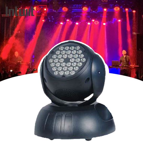 Quality 12CH Stage LED Effect Light Rgbw Led Moving Head 36*3w For Dj Project for sale