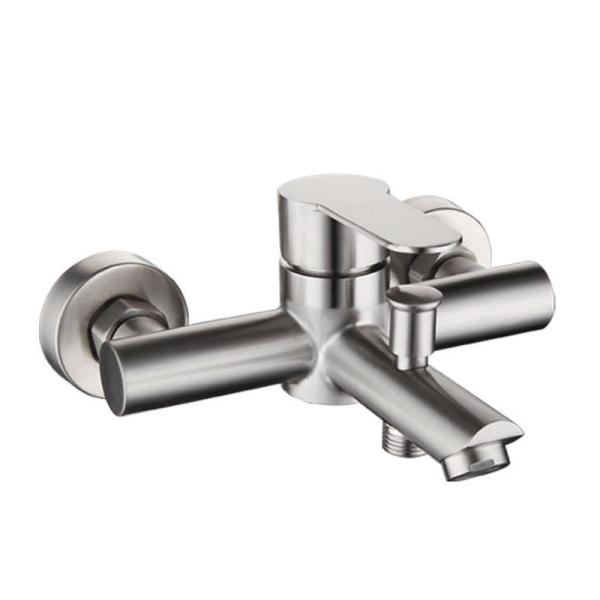 Quality OEM 15L/Min Stainless Steel Bath Faucet Polished Chrome Plating for sale